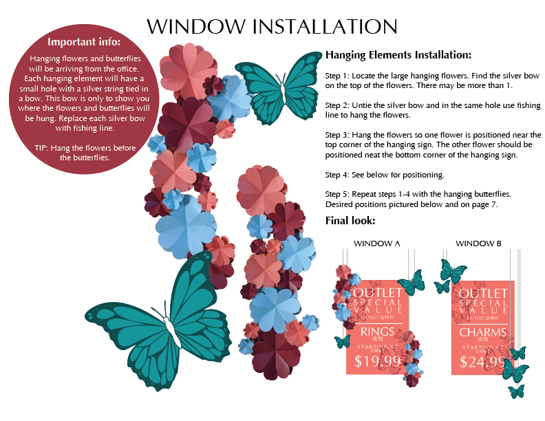 3D Retail Window Design – Kenzie G Designs